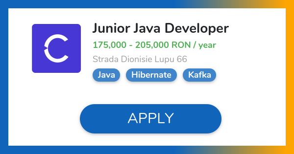 Junior Java Developer Job in Bucuresti | Verint