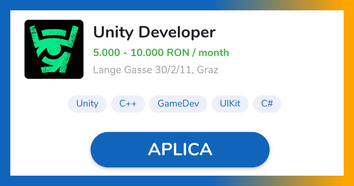 Remote Unity Developer | Avataris GmbH