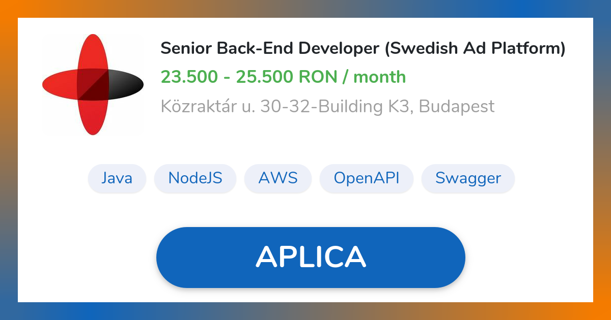 Remote Senior Back-End Developer (Swedish Ad Platform) | Sigma Software